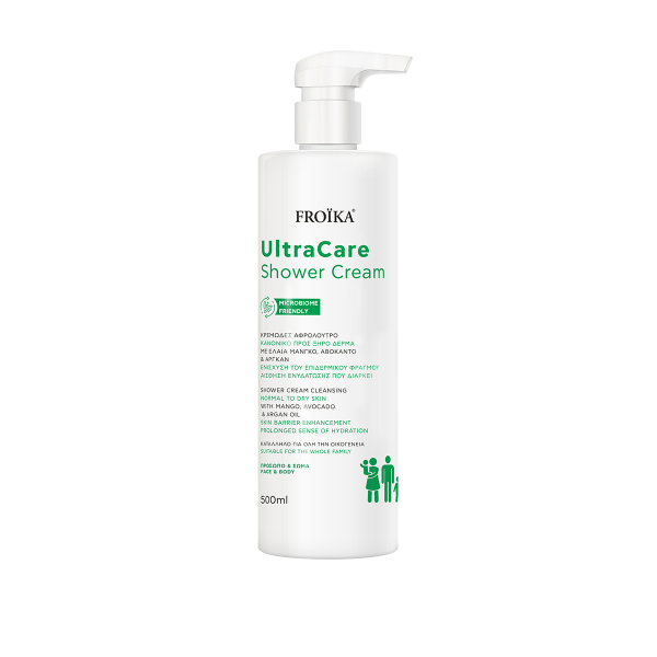 ULTRACARE SHOWER CREAM 500 ml - Froika Dermocosmetics S.A.